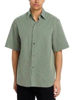 Paul Smith Oversized Short Sleeve Shirt - Bottle Green