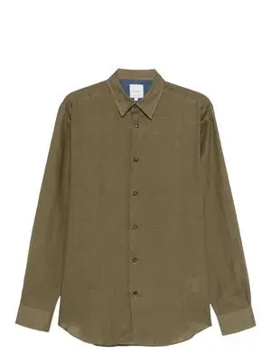 PAUL SMITH Paul Smith Button Fastening Chest Yoke Long Sleeve Shirt With Point Collar