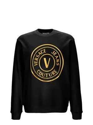 Versace Contemporary Knit Sweater - Black