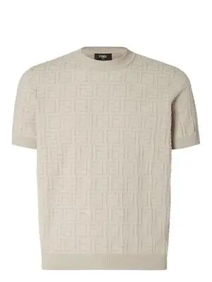 FENDI Fendi Men's Mini Girocillo Essential T-Shirt