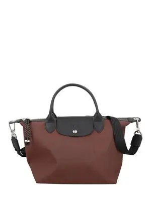 Longchamp LONGCHAMP Foldable Tote Bag With Top Handle And Shoulder Strap Brown