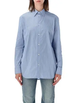 BALENCIAGA BALENCIAGA Striped Poplin Button-Down Shirt