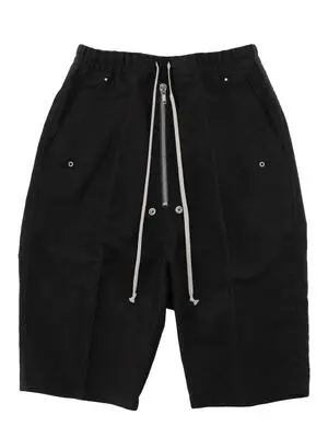 Rick Owens Drawstring Cargo Shorts - Black