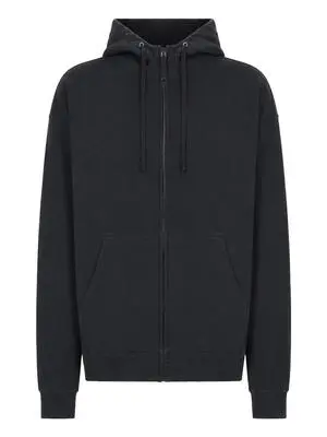 MAISON MARGIELA Cotton Zip-up Sports Jacket - Black