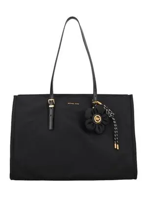Michael Kors Logo Charm Tote Bag - Black