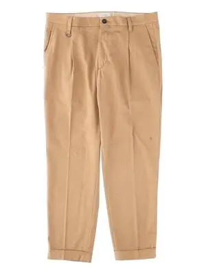 PAOLO PECORA MILANO Pleated Straight-leg Trousers - Multicolour