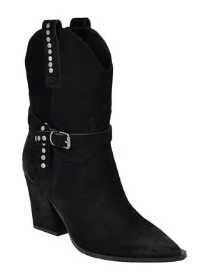 Nine West Weslie Western Boots - Black