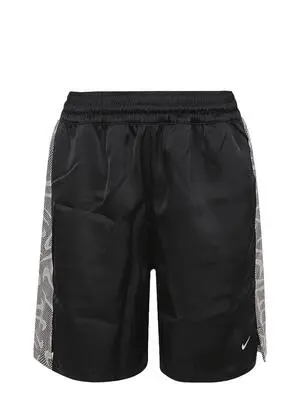 Nike Chill Lace Loose Mid-rise Shorts - Black/cream Ii/white