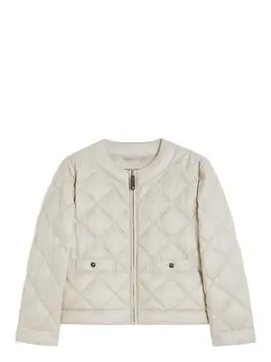 Max Mara Short Quilted Padded Jacket - Sand