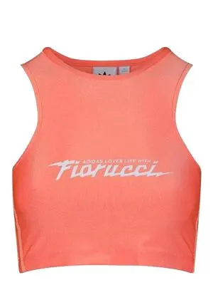 Adidas Fiorucci Cropped Top - Orange