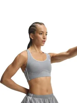 Adidas Originals Sport Medium Support Bra Grey - Grey Three