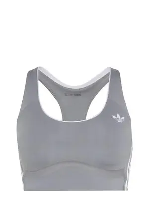 Adidas Originals Sport Medium Support Bra Grey - Grey Three