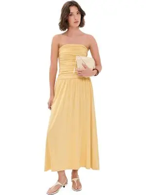 NIA Santal Maxi Dress - Maize