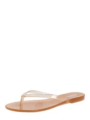 Melissa Harmonic Jelly Thong Sandals - Clear Beige