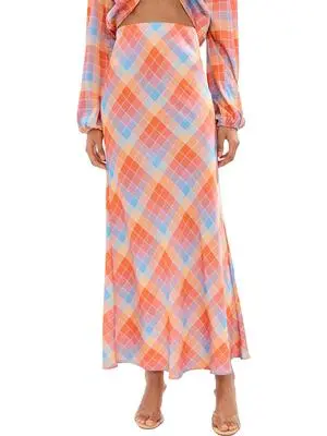 MADELYNNE Ivy Skirt - Multi Plaid