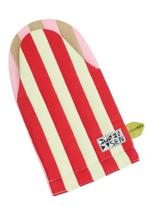 DUSEN DUSEN Striped Oven Mitt - Ladybug