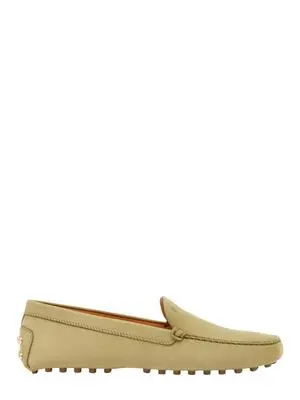 TOD'S Gommino Suede Driving Shoes - Green