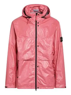 Stone Island Stone Island Glossy Nylon Jacket Pink