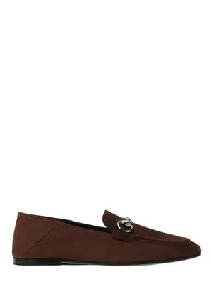 Gucci Jordaan Soft Suede Loafers - Brown