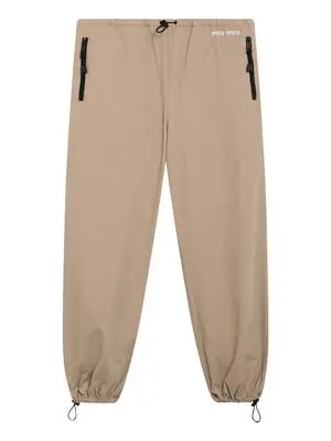 MIU MIU Miu Miu Garment Dyed Gabardine Pants