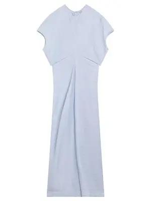 TOTEME Fluid Viscose Satin Dress - Blue