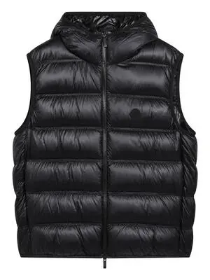 Moncler Ripstop Nylon Padded Waistcoat - Black