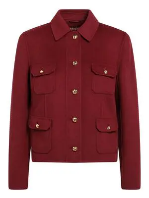 Max Mara Wool Cashmere Silk Jacket - Red