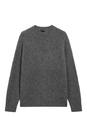 TOM FORD Cashmere Crewneck Sweater - Gray