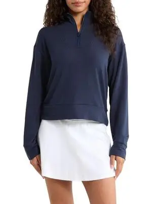 G/fore All Play Terry Quarter-zip Sweatshirt - Twilight