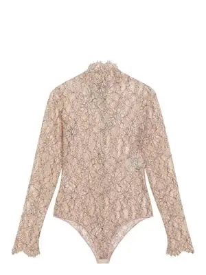 Valentino Garavani Rebrode Lace Bodysuit - Black