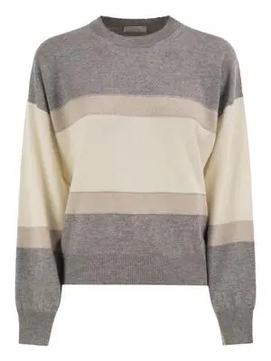 PESERICO Peserico Colour-Block Virgin Wool, Silk And Cashmere Jumper