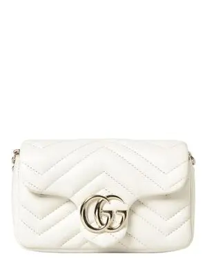 Gucci Quilted Leather Mini Bag - Cream