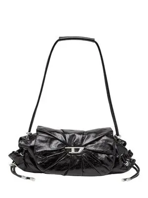 DIESEL® DIESEL Scrunch Leather Shoulder Bag Multicolor