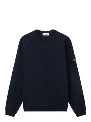Stone Island Logo Cotton Sweatshirt - Multicolor