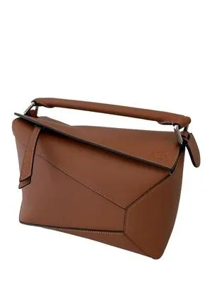 Loewe Puzzle Edge Small Leather Handbag - Multicolor