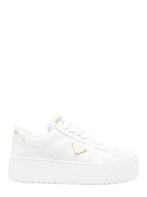 Prada Downtown Bold Leather Sneakers - Multicolor