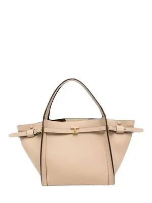 TOD'S Timeless Small Leather Tote Bag - Multicolor