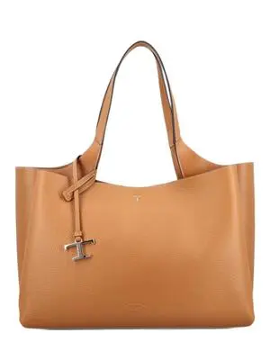 TOD'S Timeless Medium Leather Tote - Multicolor