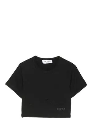 Attico Logo Cropped T-shirt - Multicolor
