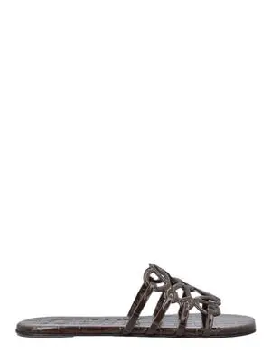 Loewe Petal Anagram Flat Sandals - Multicolor