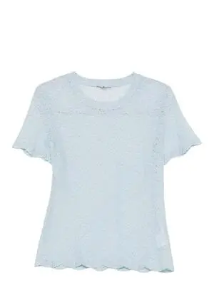 ERMANO SCERVINO Ermanno Scervino Short Sleeve Embroidered T-shirt - Multicolor