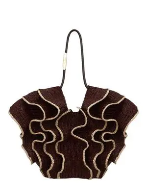 Zimmermann Goldentime Raffia Tote - Multicolor