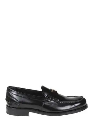 Prada Spazzolato Loafers - Black