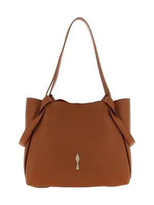 CHRISTIAN LOUBOUTIN Leather Shoulder Bag - Brown