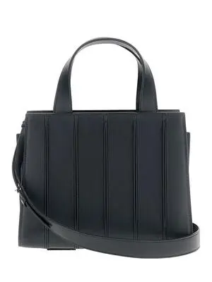 Max Mara Charcoal Vitello Shoulder Bag - Multicolor