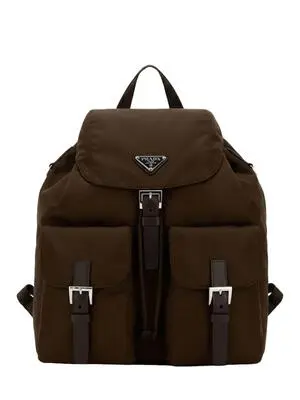 Prada Recycled Polyamide Backpack - Orange