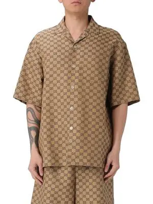 Gucci Shirt Camel - Brown