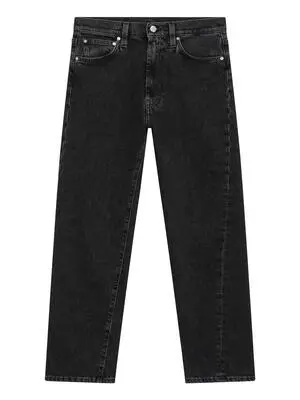 TOTEME Toteme Dark Grey Washed Ankle-Length Jeans Gray