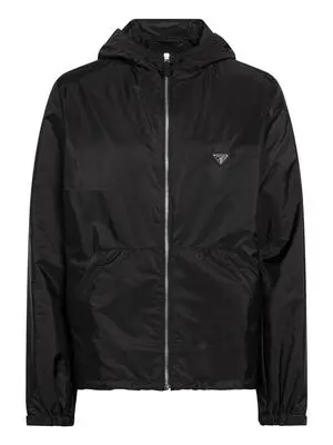 Prada Re-nylon Hooded Jacket - Black