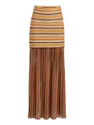Silvia Tcherassi Neko Maxi Skirt - Stripe